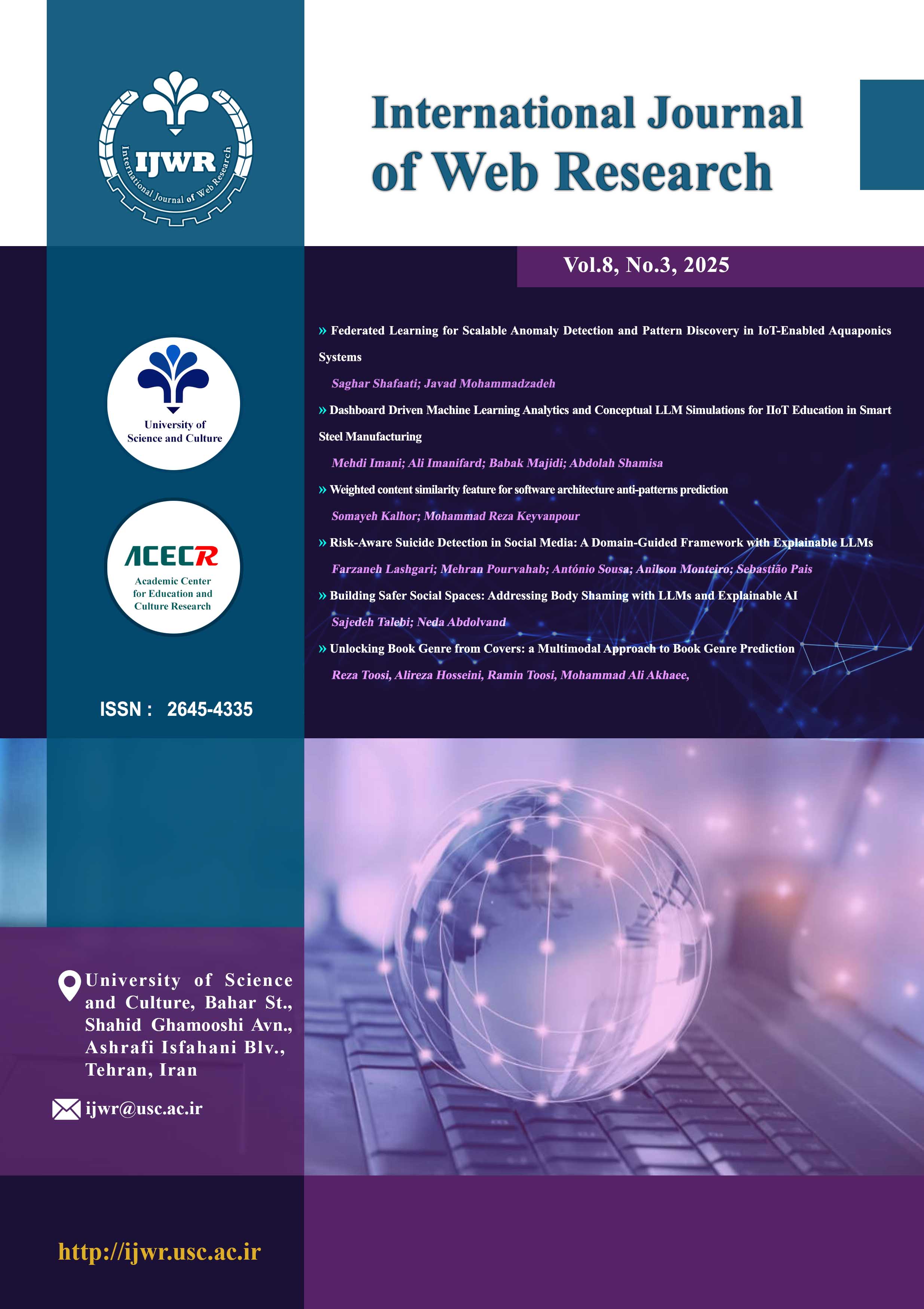 International Journal of Web Research - Articles List